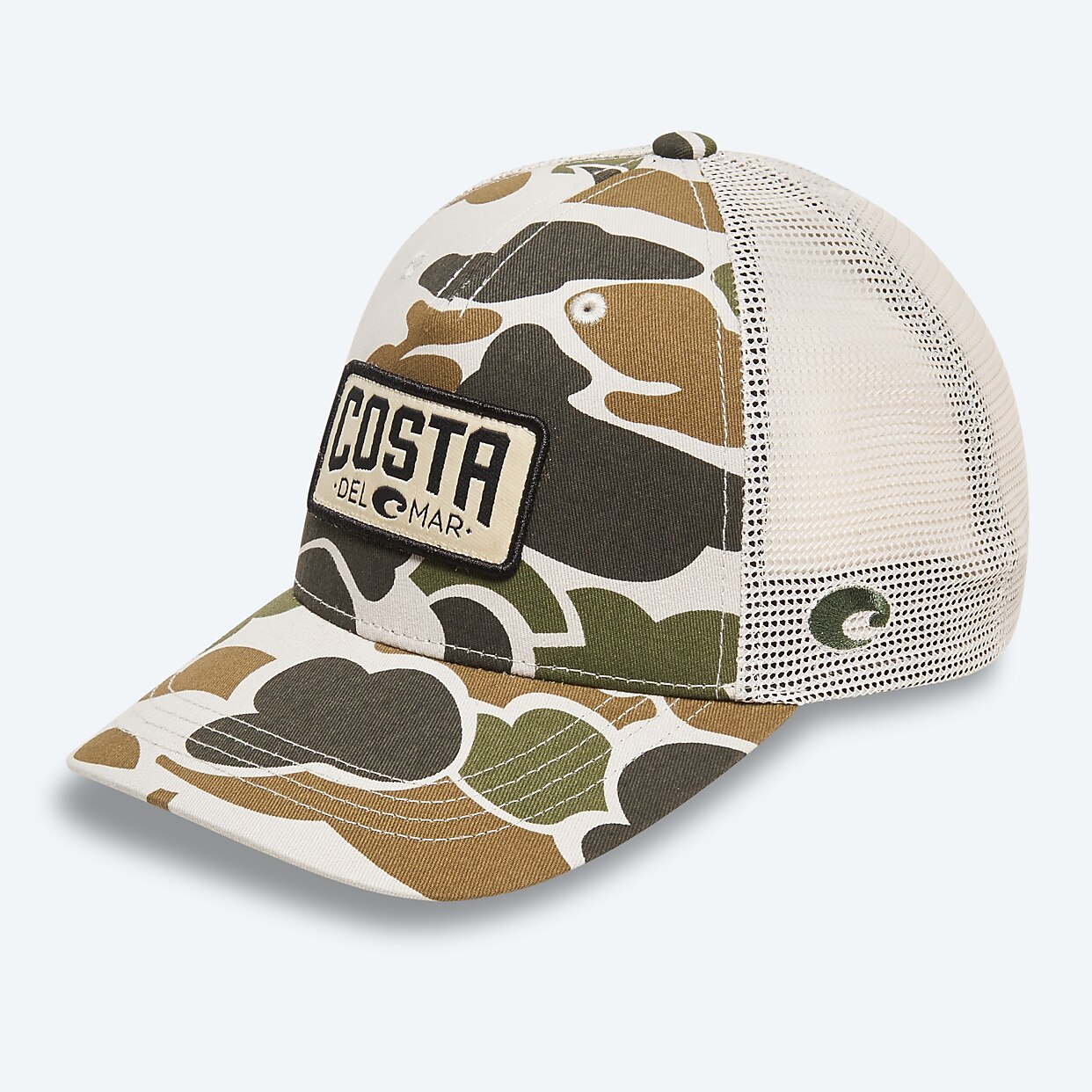 Grey Camo Costa Duck Camo Trucker | Costa Del Mar®